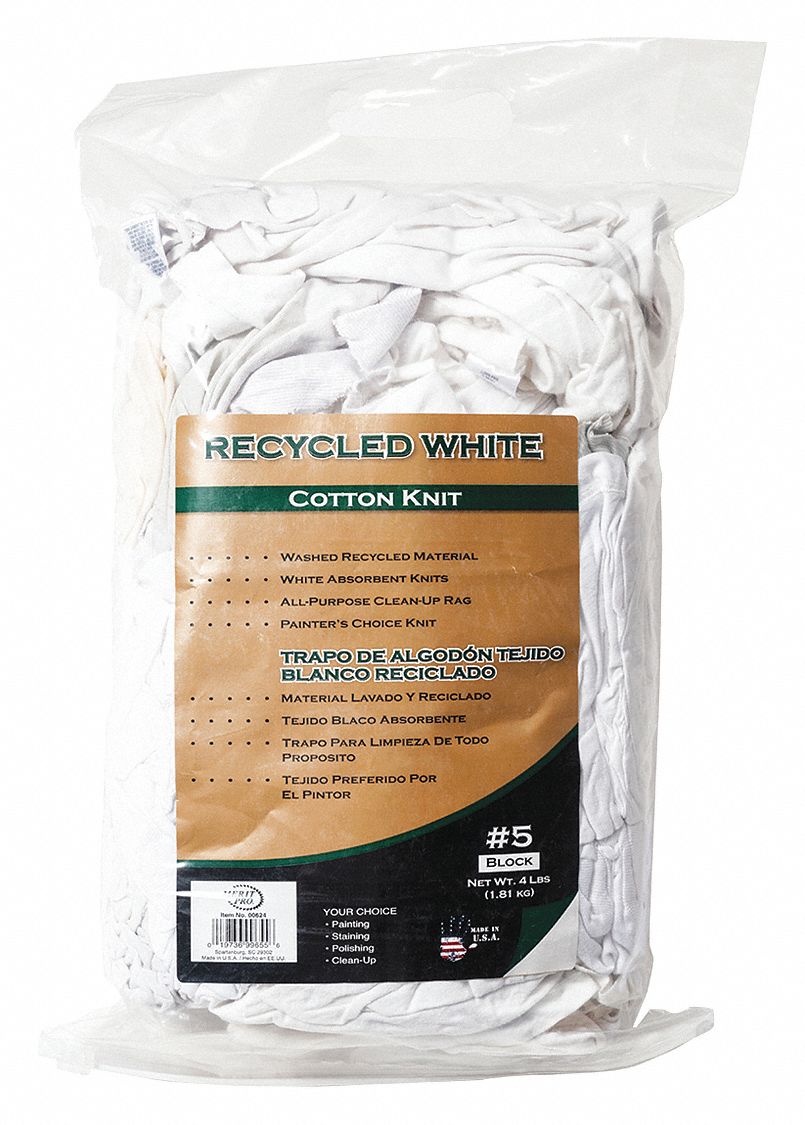 SEYMOUR MIDWEST RAKE, Knit Cloth,White,Cotton,4 lb. - 59JU58|46217 ...