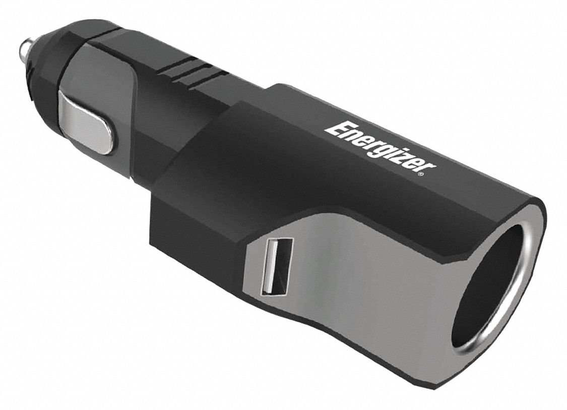 Socket Adapter/USB,Charging Port,12V - Grainger