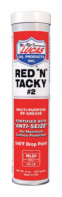 Cartridge Red N Tacky Grease,14.5oz. - Grainger