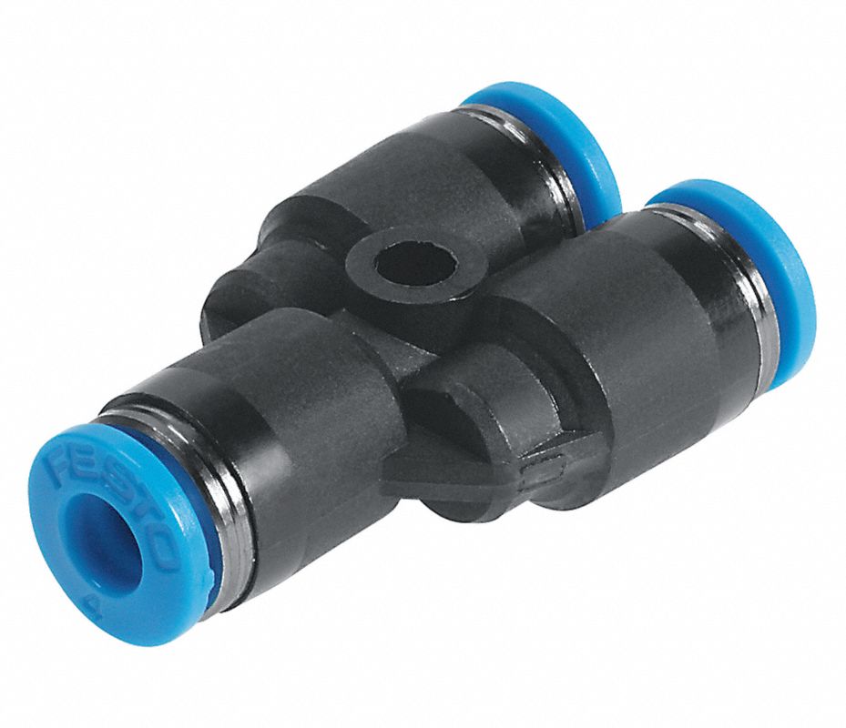 FESTO Unión en Y,12mm,Acero Inoxidable, Color Negro/Azul, EA1 ...