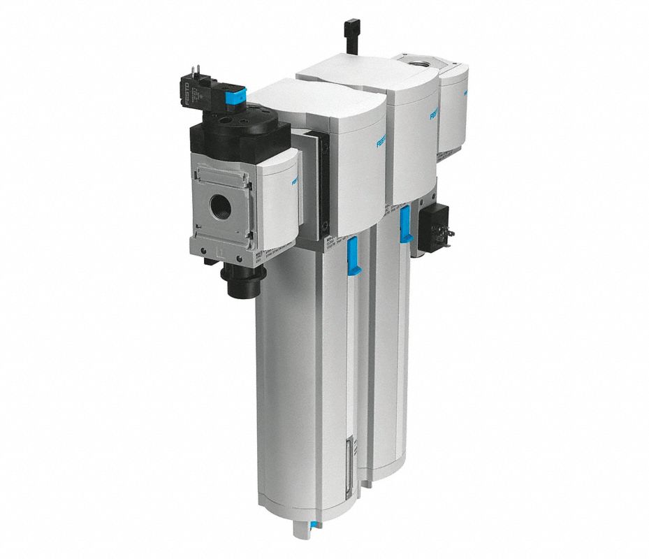 FESTO Filtro/Regulador/Lubricador, 1/2" NPT, Rango de Ajuste 7 a 290 ...