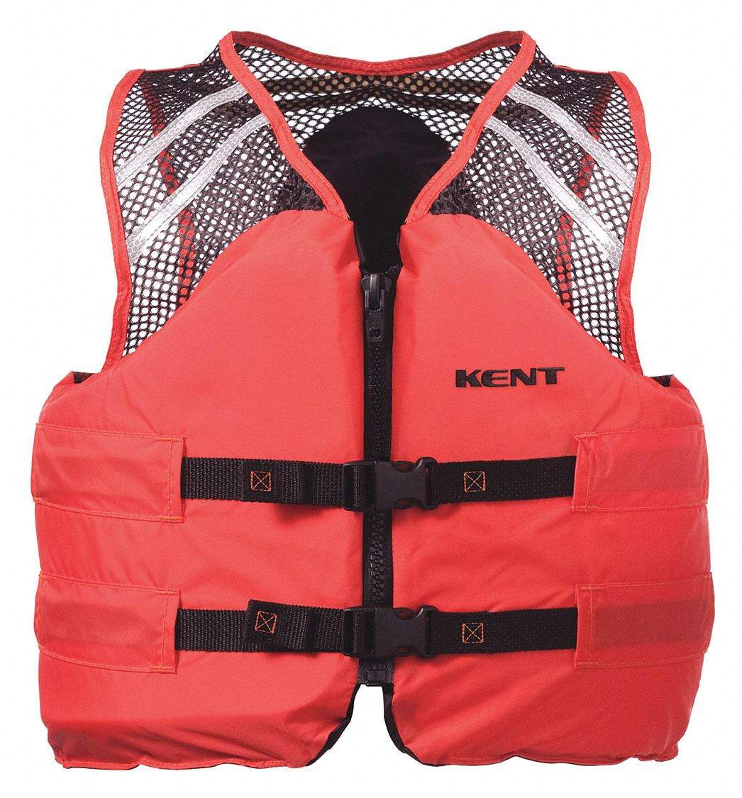 KENT SAFETY, Orange, Level 70, Life Jacket - 59MD19|150600-200-030-23 ...
