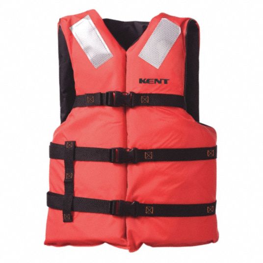 KENT SAFETY, Orange, Level 70, Life Jacket - 59MD24|150000-200-004-23 ...