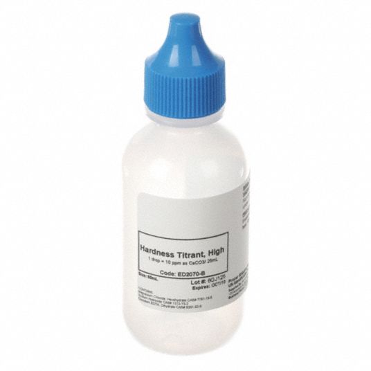 Hardness Titrant High,60 mL - Grainger