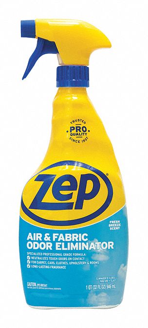 ZEP COMMERCIAL, Air and Fabric Odor Eliminator,32oz,PK12 - 59MJ86 ...