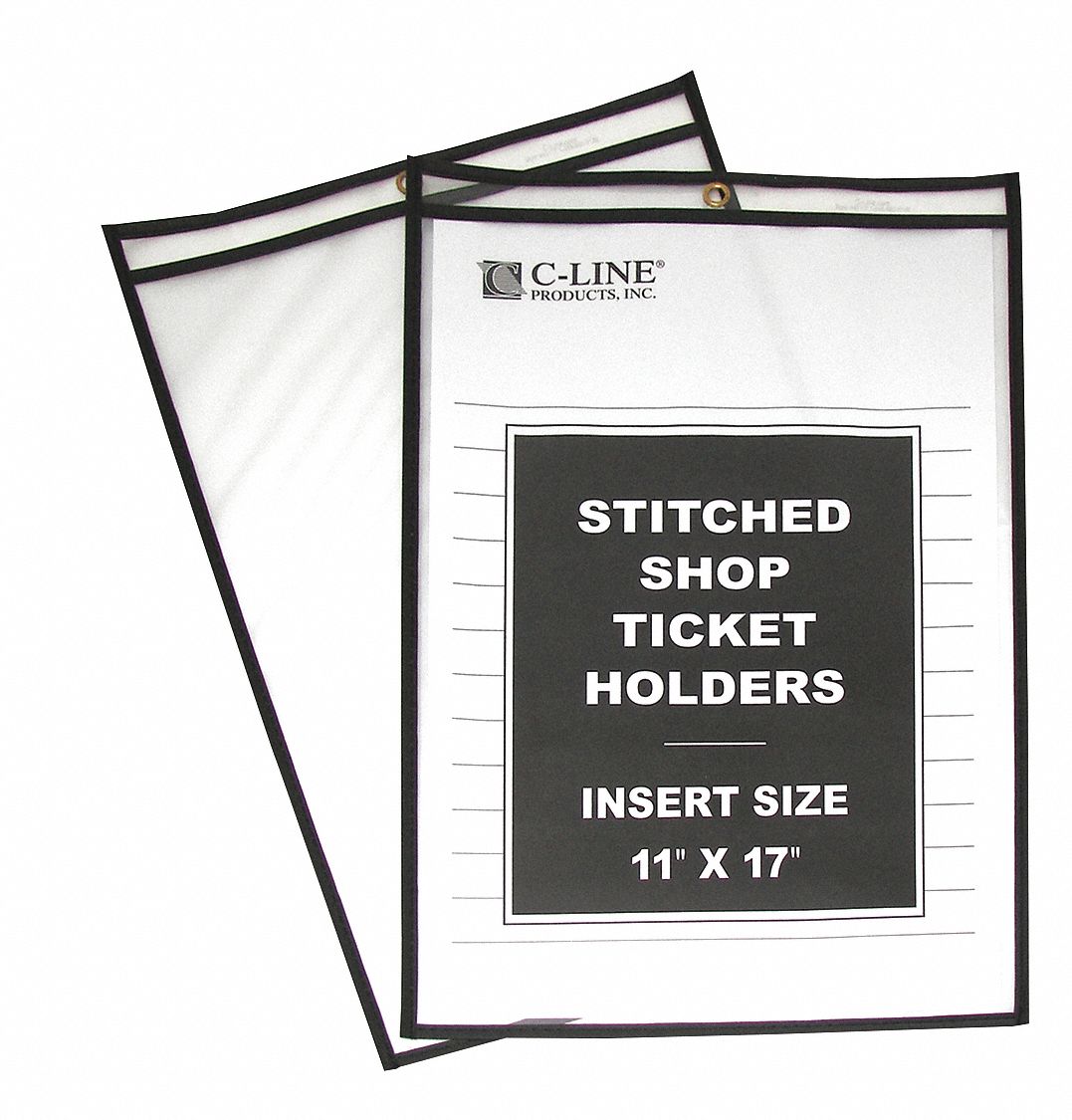 C-LINE PRODUCTS, Vinyl, Hanging, Shop Ticket Holder - 59PC91|46117 ...