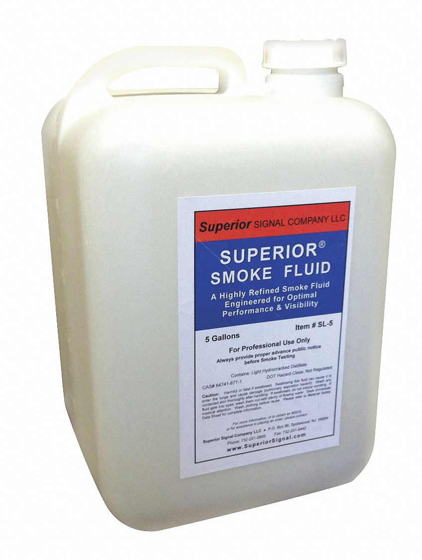 Smoke Fluid,5 gal. - 59PV50|SL5 - Grainger