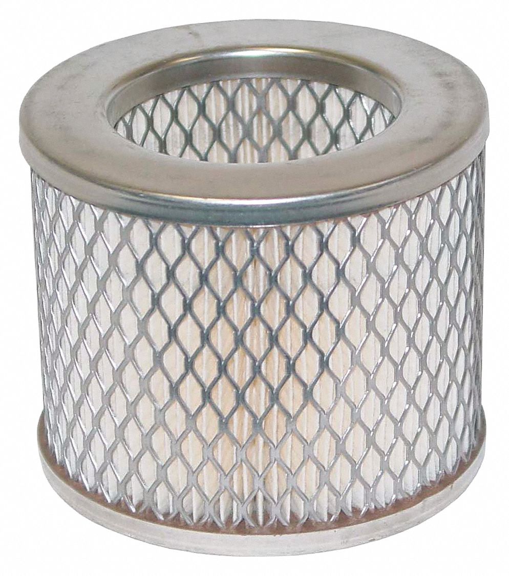 SOLBERG, Fiberglass, 2.75 in Overall Ht, HEPA Cartridge Filter - 59TU85 ...