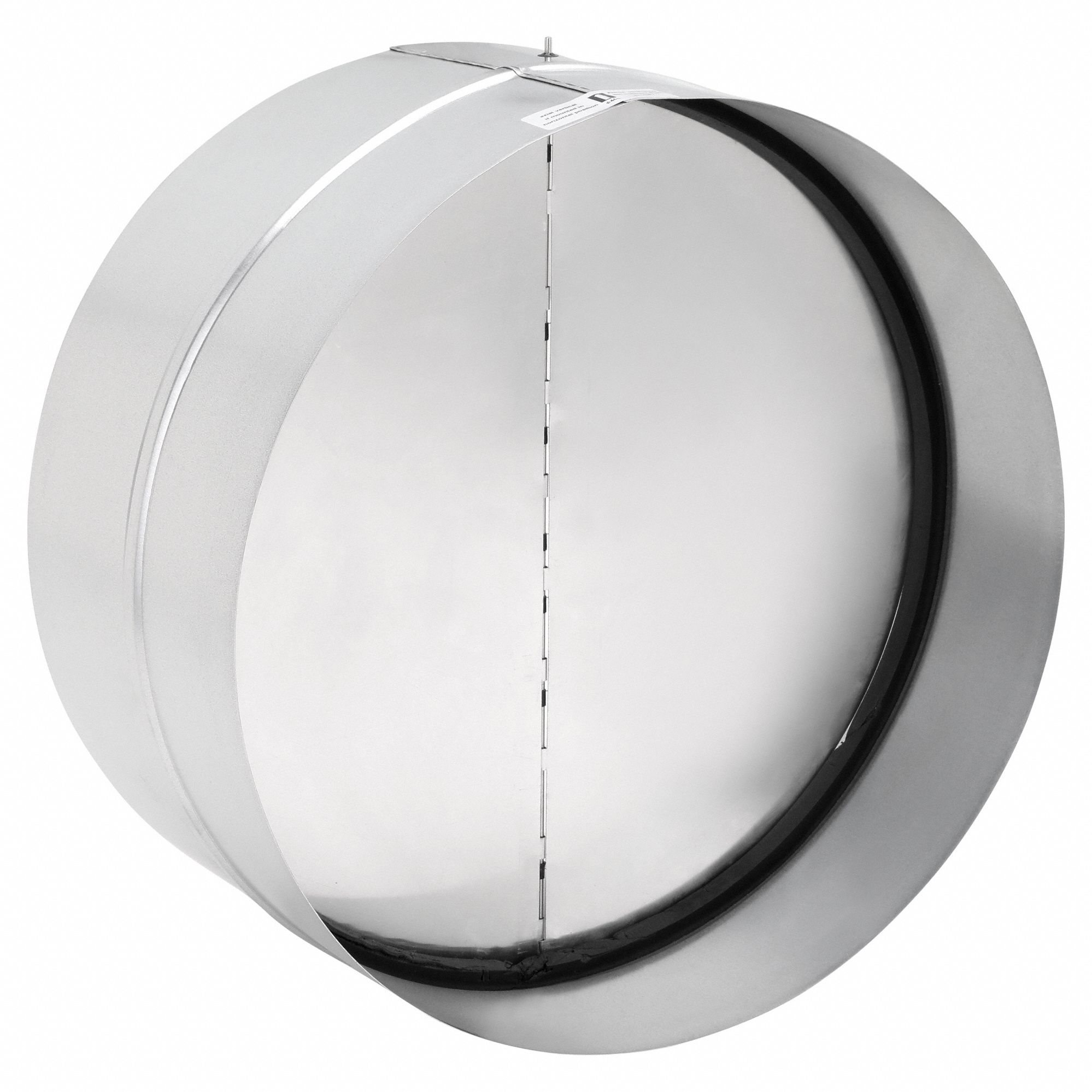 For 6 in_16 in Fan, For 6 in Nominal Duct Dia, 6"dia Aluminum Backdraft ...