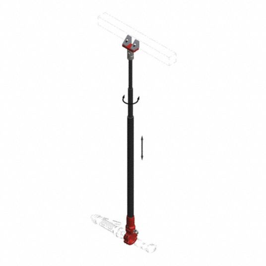 FLEXARM, Telescopic, 78 3/4 in Max. Working Range, Torque Arm - 410M45 ...