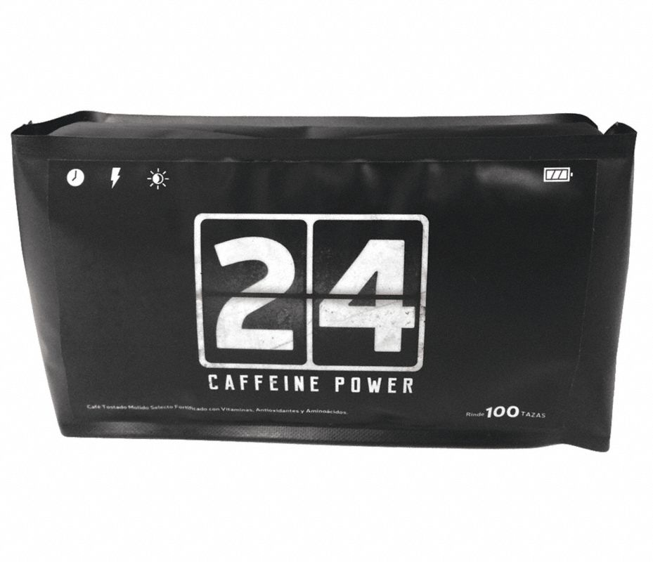CAFFEINE POWER Café,Paquete,Cafeinado,Molido,1.00 lb. - 59XR88 | 750 ...