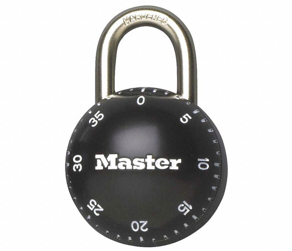 MASTER LOCK Candado de Combinación, 2-1/8", 2-1/8", 2-1/8" - Candados ...