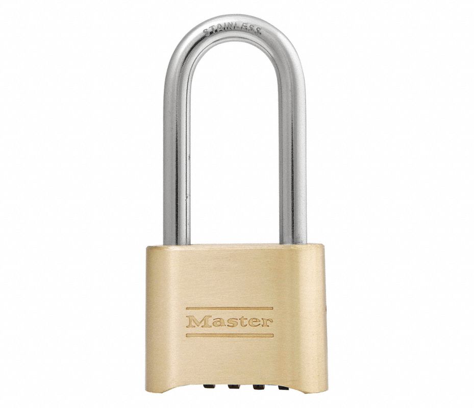 MASTER LOCK Candado de Combinación, Latón, 2", 2", 1/2" - Candados de ...