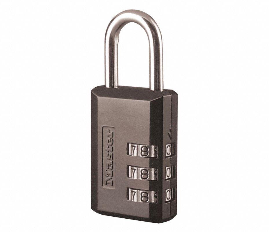 MASTER LOCK Candado de Combinación, Metal, 1-3/16", 1-3/16", 1/2" - 59YW91 | 647D - Grainger México