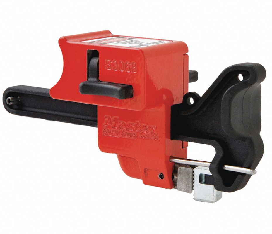 MASTER LOCK Bloqueo de Válvula de Bola Acero Rojo/Negro - 59YX32 ...