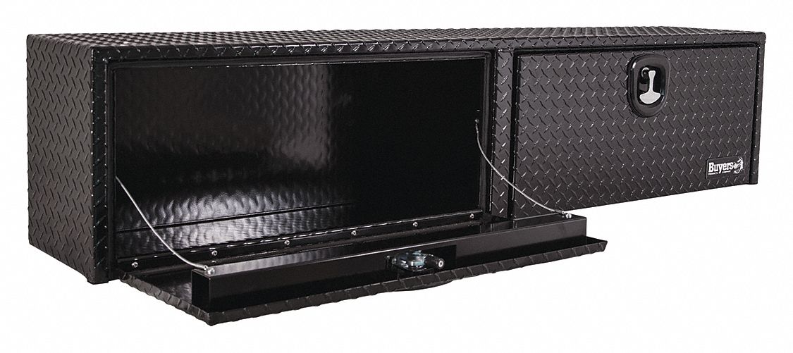 BUYERS PRODUCTS, Topside Truck Box, Double Drop-Down Doors Lid, Topside ...