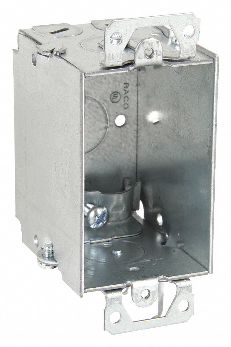 RACO, Steel, Steel Material & Nominal Size, Electrical Box - 5A056|519 ...