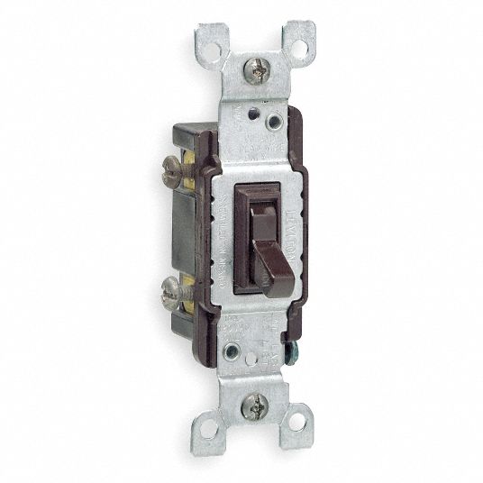 Wall Switch, 3-Way, Maintained, Toggle - Grainger