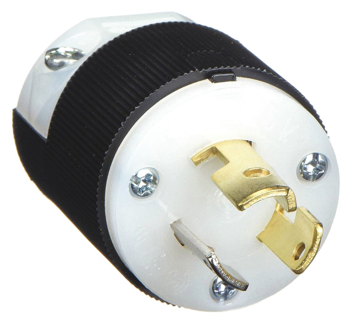 L5-15P, 125V AC, Locking Plug - 5A073|HBL4720C - Grainger
