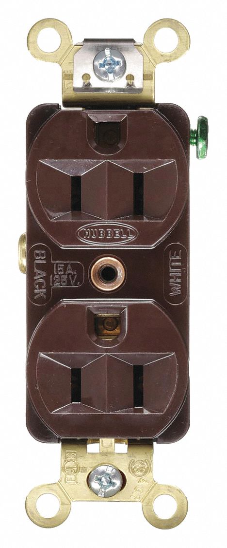 Duplex, 5-15R, Receptacle - 5A079|HBL5252 - Grainger