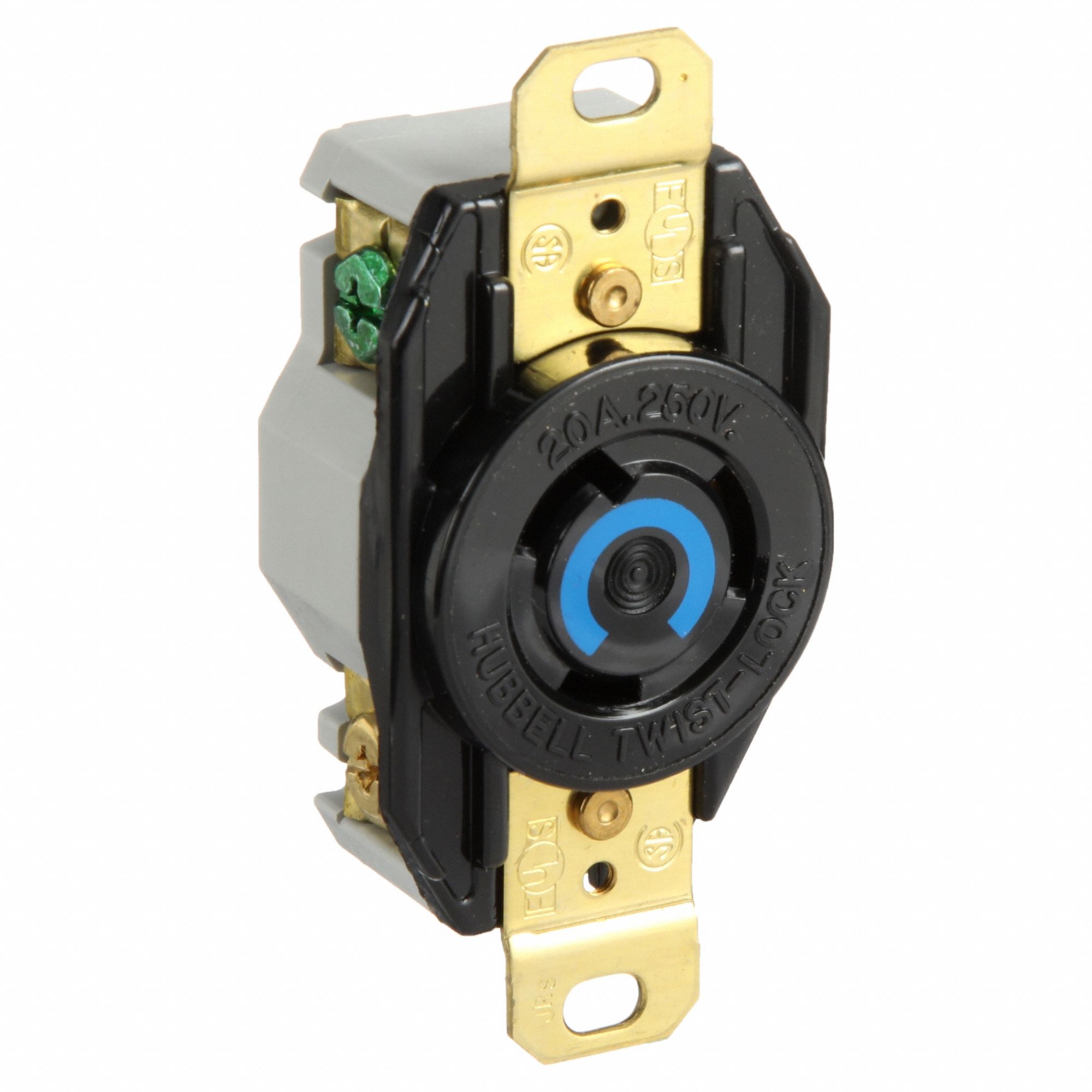 L6-20R, 20 A, Locking Receptacle - 5A080|HBL2320 - Grainger