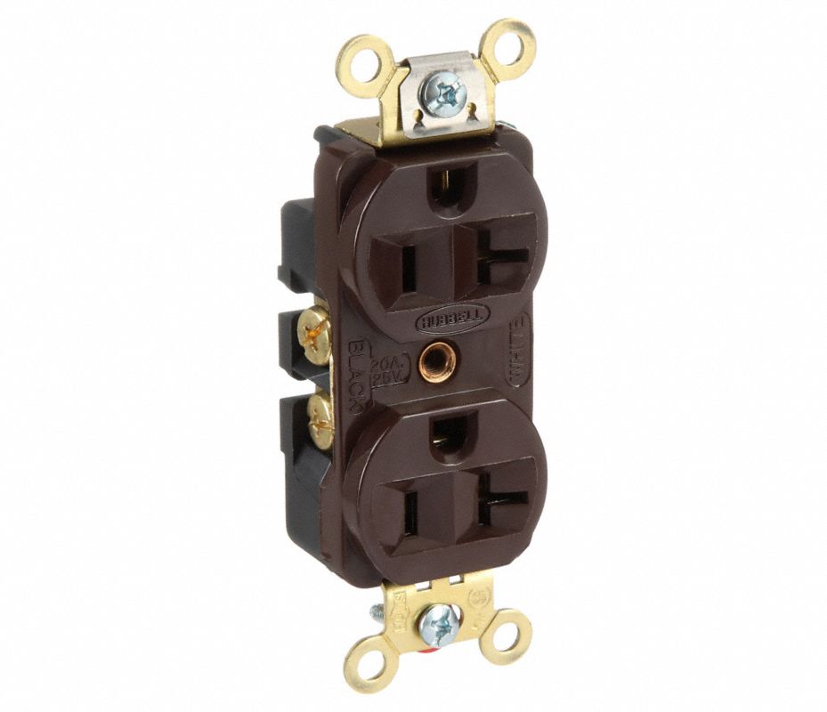 HUBBELL Receptáculo,125VCA,20 Amperes,Configuración NEMA 5-20R - 5A085 ...