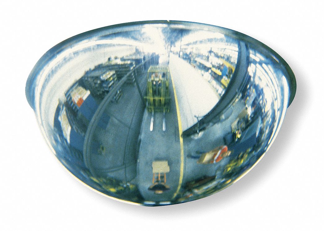 BROSSARD Full Dome Mirror, 360° Viewing Angle, 36" Diameter - 5A124 ...