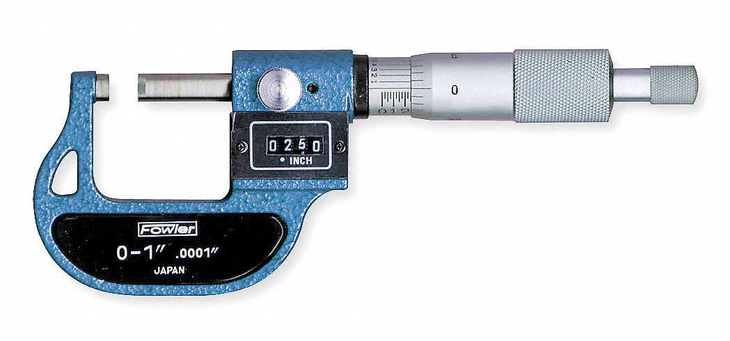 Digital Micrometer, Long Form Calibration Certificate No - Grainger