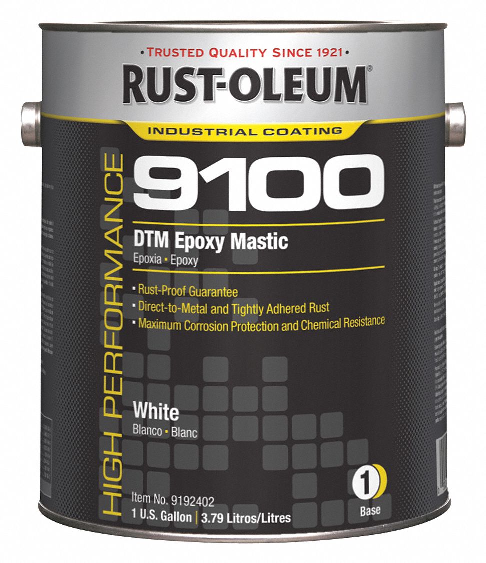RUST-OLEUM, Epoxy Mastic, 2-Step System Components, Epoxy Mastic ...