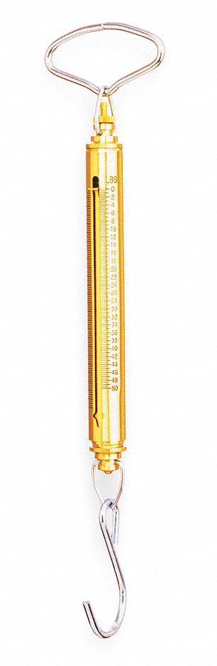 CHATILLON & SONS, 50kg/100 lb, kg/lb, Hanging Scale - 4VG68|IN-100 ...