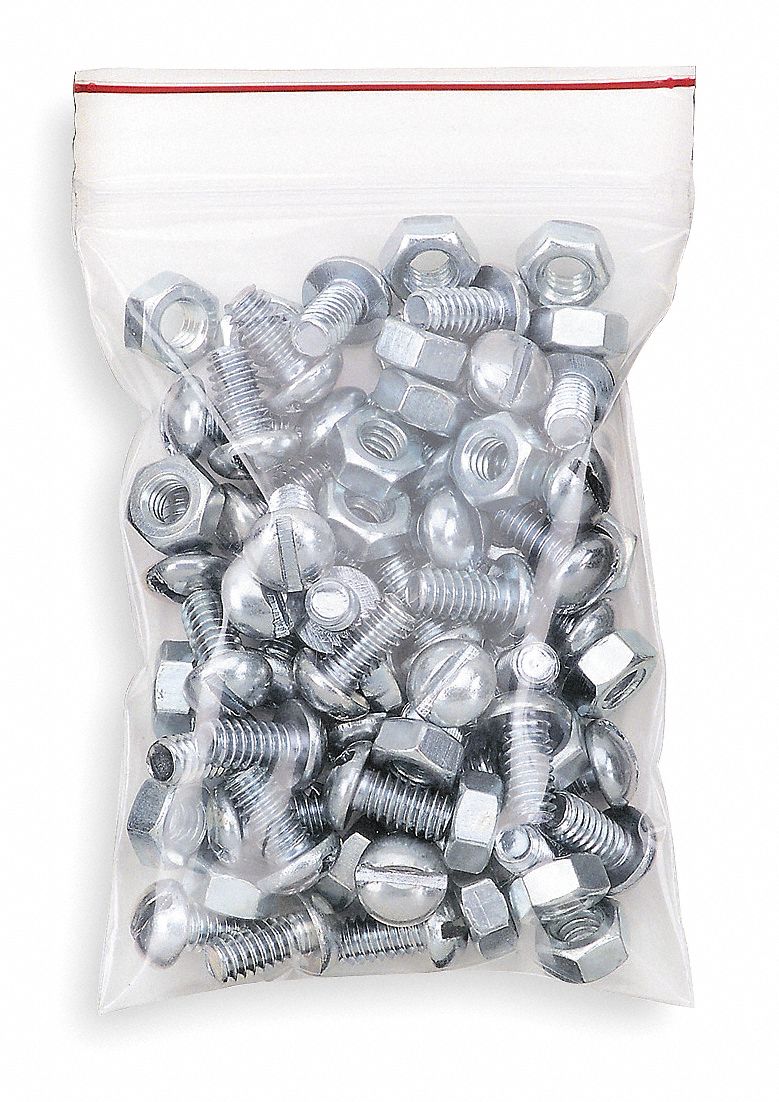 Recloseable Bag-Pk 100 - Grainger
