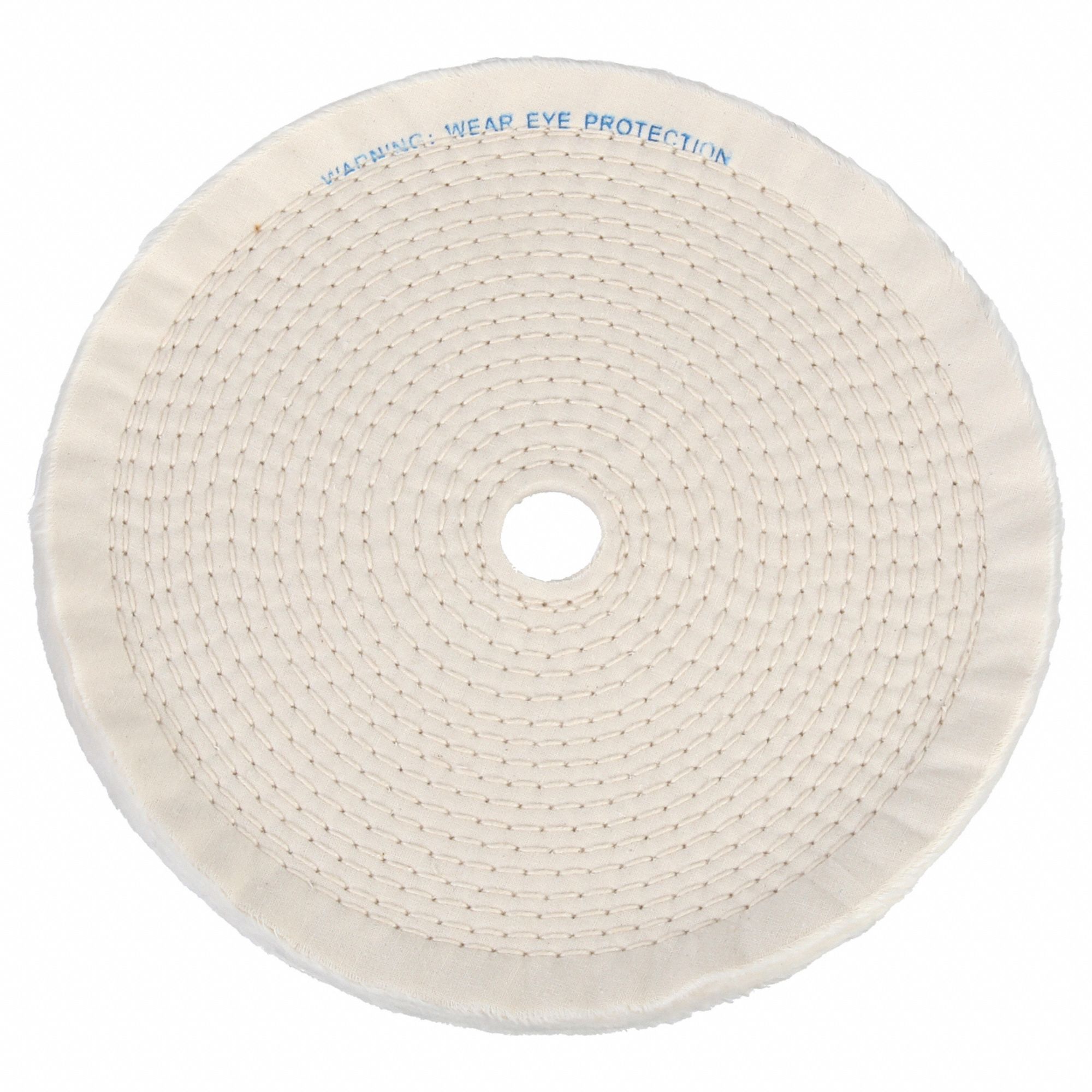 Cotton, Spiral Sewn, Buffing Wheel - 5A726|5A726 - Grainger