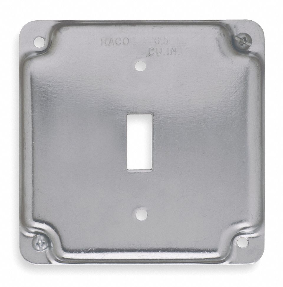 RACO Cubierta de Caja Cuadrada, Número de Múltiples: 1 - Cubiertas de ...