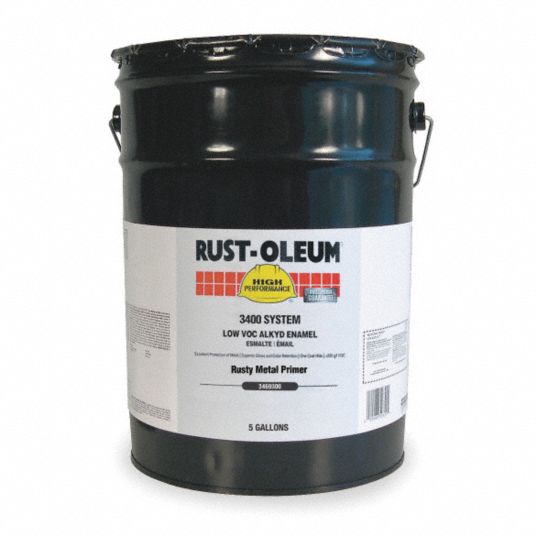 RUST-OLEUM Primer: Exterior/Interior, Red, Metal/Wood, Interior ...