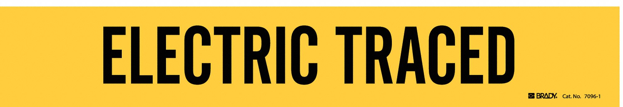 Electric Traced, Yellow, Pipe Marker - 5ACX4|7096-1 - Grainger