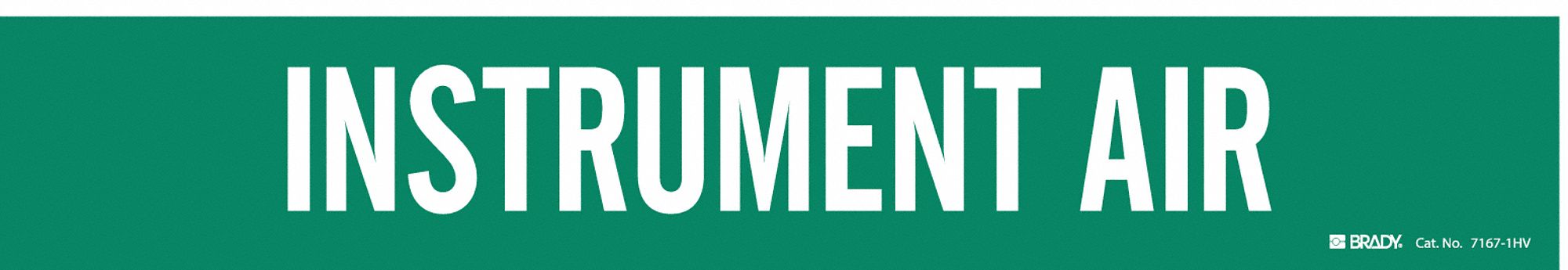 Instrument Air, Green, Pipe Marker - 5ADH0|7167-1HV - Grainger