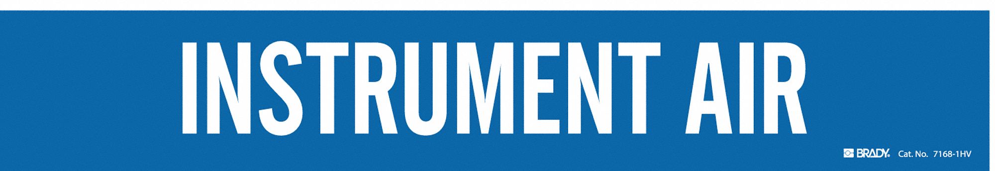Instrument Air, Blue, Pipe Marker - 5ADH4|7168-1HV - Grainger