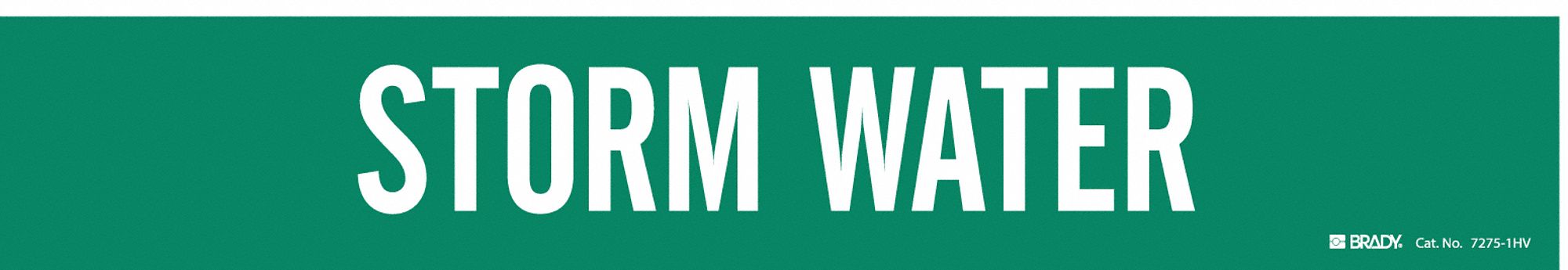 Storm Water, Green, Pipe Marker - 5ADX8|7275-1HV - Grainger