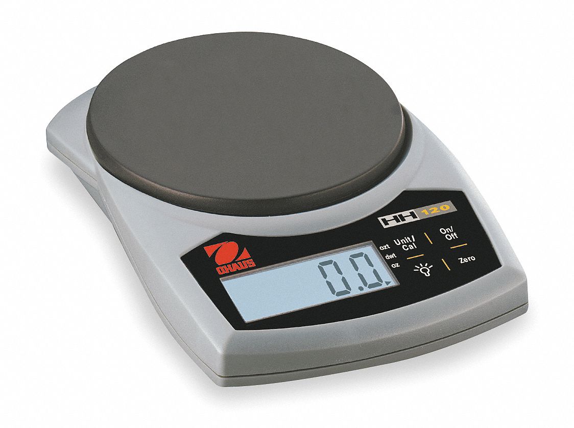 OHAUS, 120 g Capacity, g, Compact Bench Scale - 5AE95|HH120 - Grainger