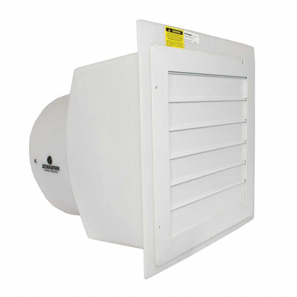 SCHAEFER Agricultural Exhaust Fan: Direct Drive, 20 in Blade, 1/2 hp ...