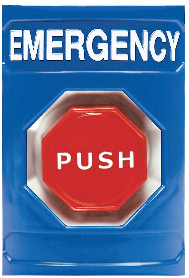 SAFETY TECHNOLOGY INTERNATIONAL Emergency Push Button, Momentary ...