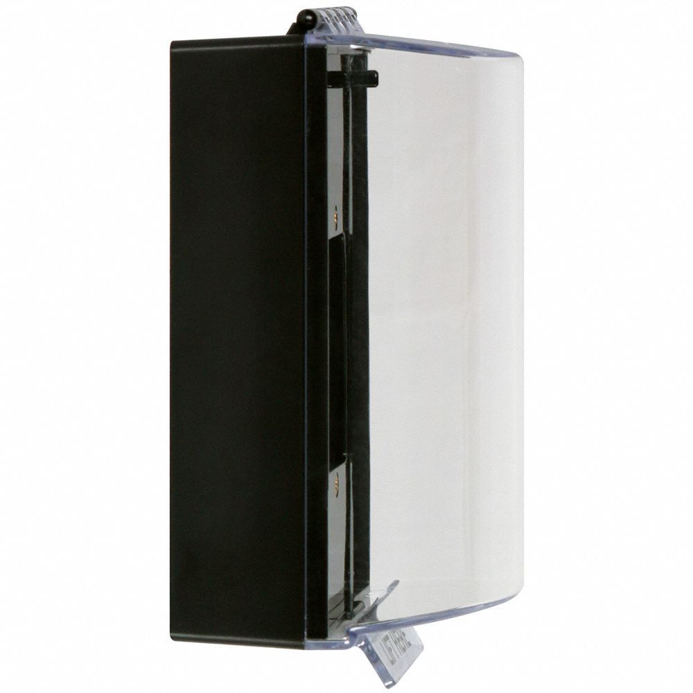 SAFETY TECHNOLOGY INTERNATIONAL, Polycarbonate, 4 in Overall Dp ...