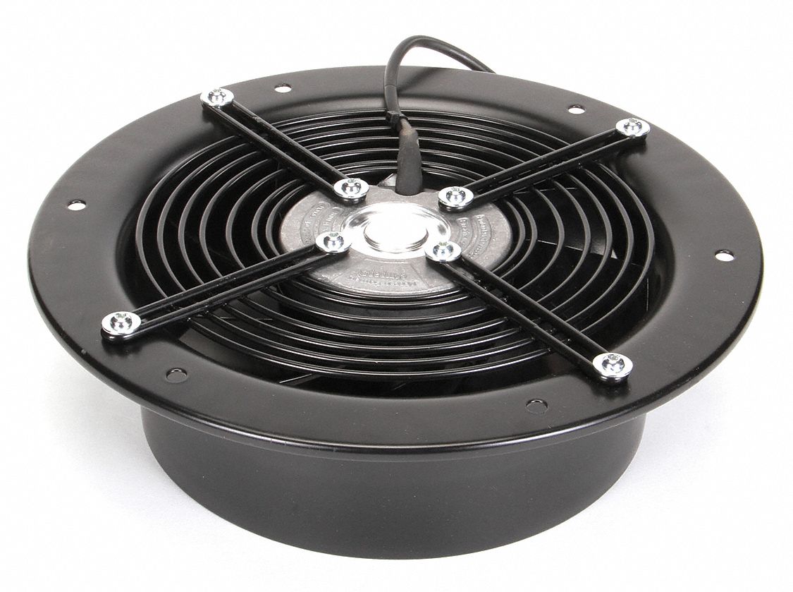 EBM-PAPST Standard Round Axial Fan, 3 1/2 in Depth, 24V DC, Lead Wires ...