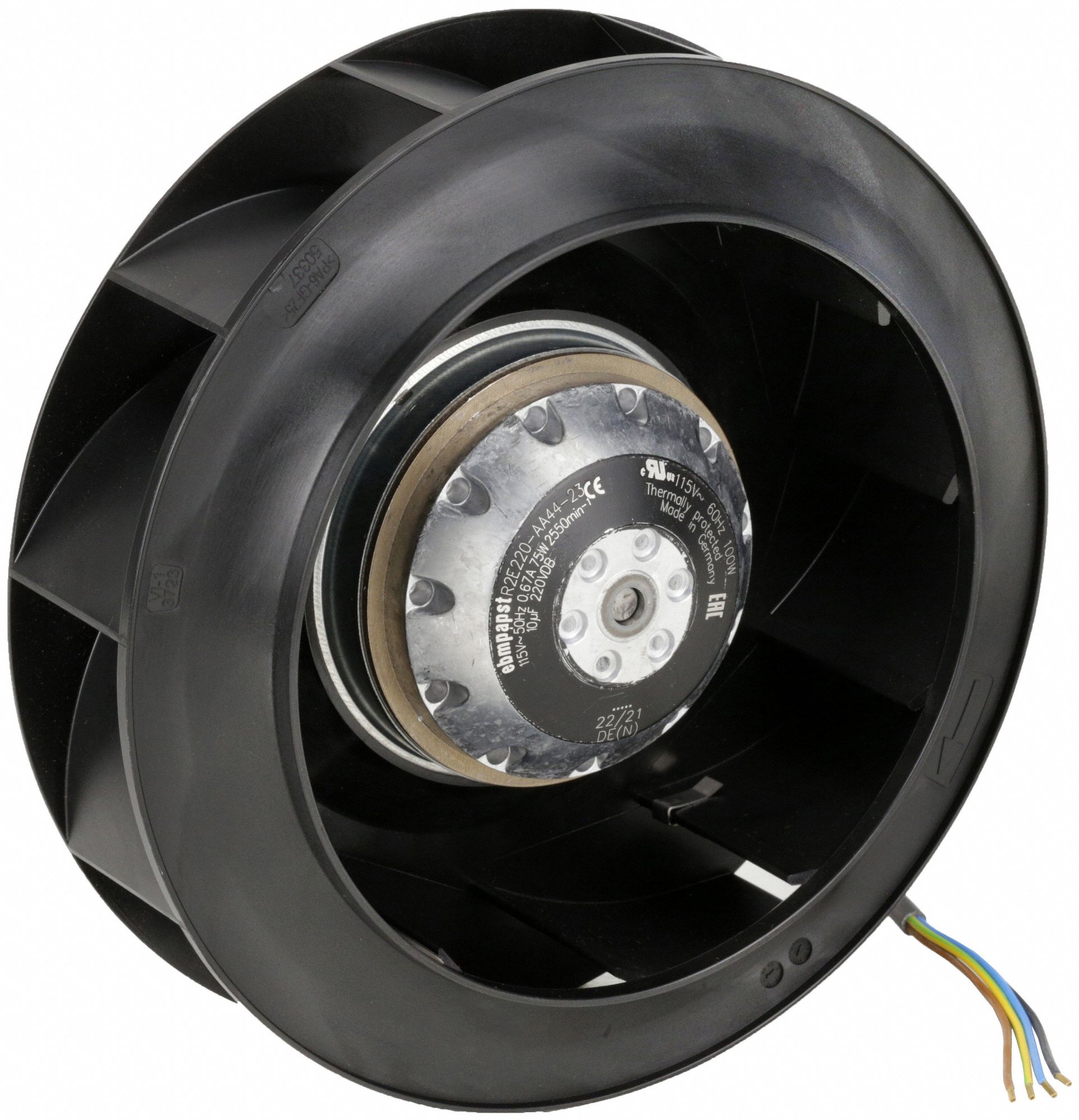EBM-PAPST, Motorized Impeller - 5AGG5|R2E220-AA44-23 - Grainger