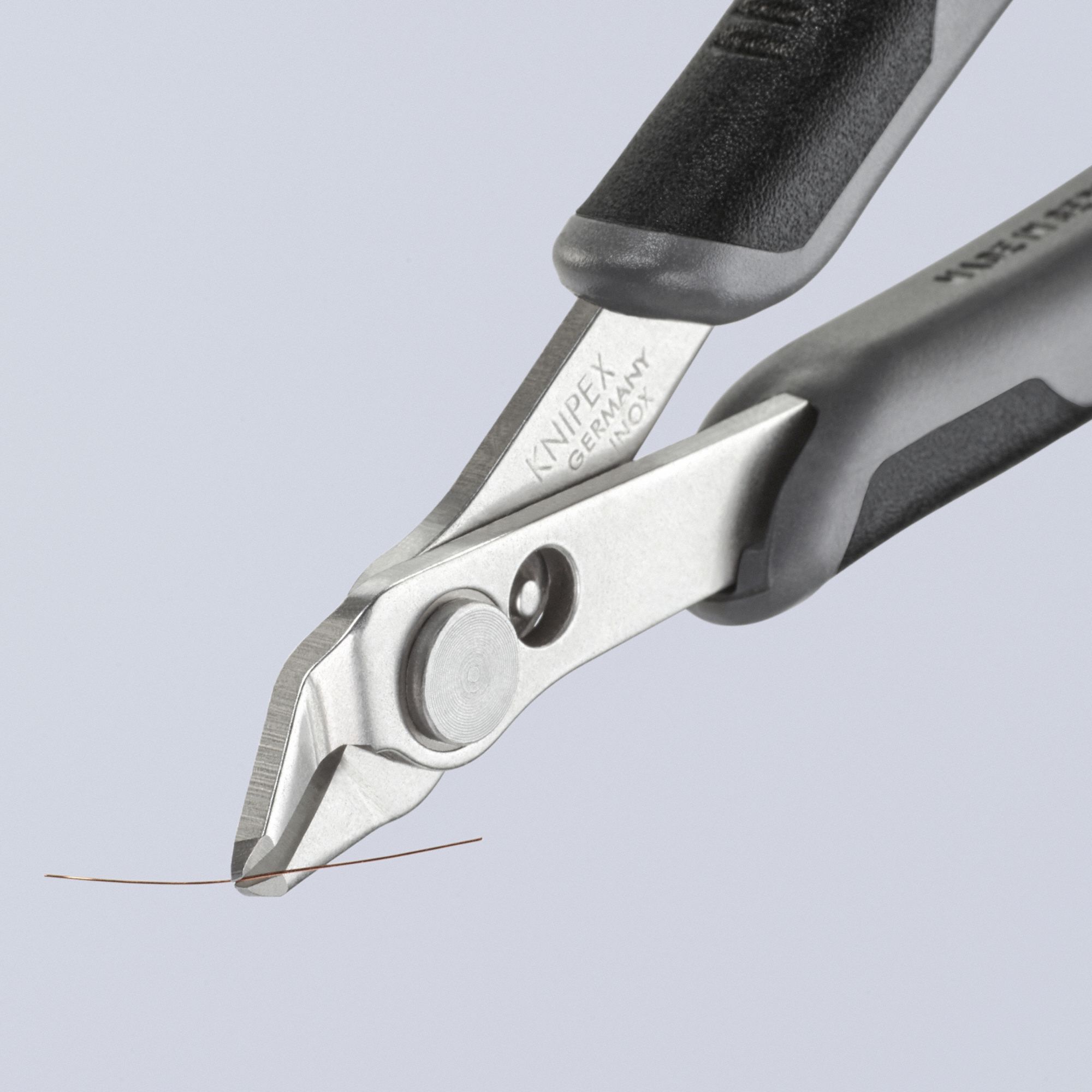 KNIPEX Diagonal Cutting Plier: ESD-Safe, Flush, Pointed, 5 in Overall ...