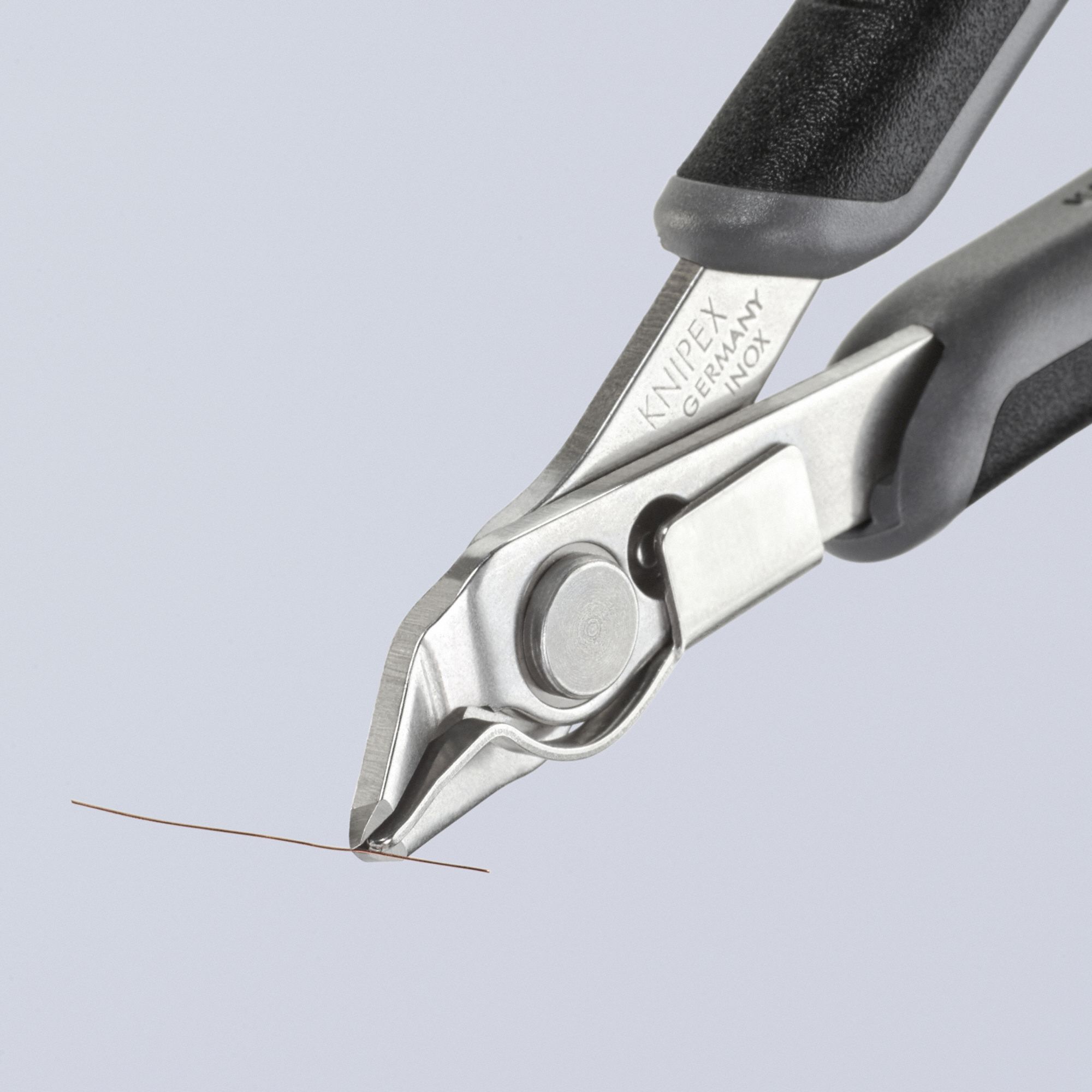 KNIPEX Diagonal Cutting Plier: ESD-Safe, Flush, Pointed, 4 7/8 in ...