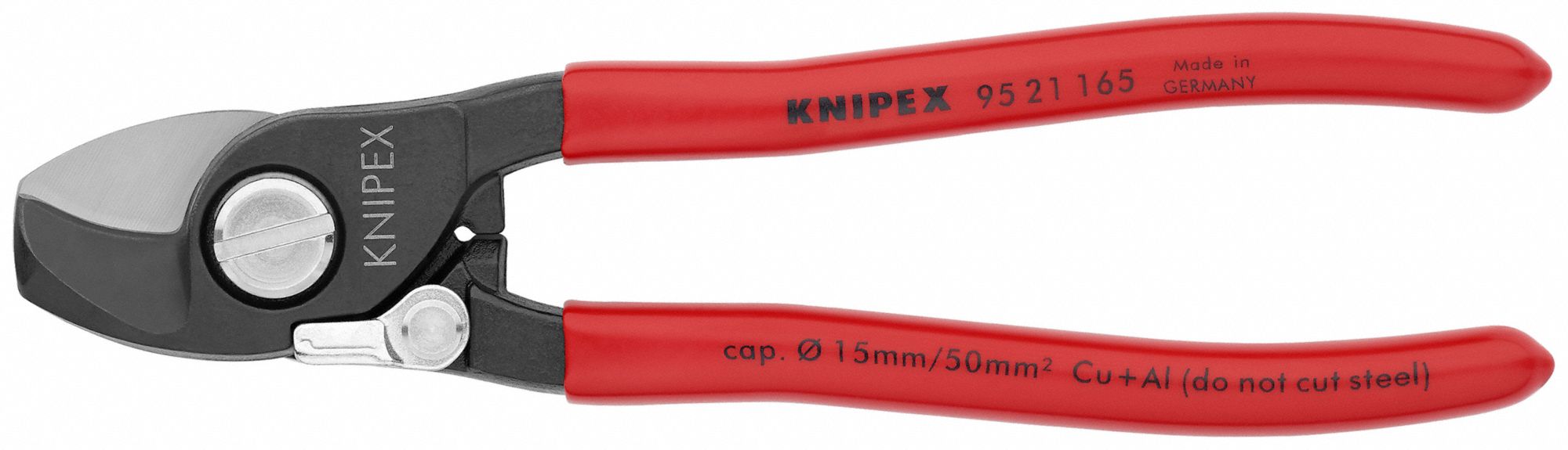 KNIPEX, Plastic Handle, Shear, Cable Cutter - 5AHC2|95 21 165 - Grainger