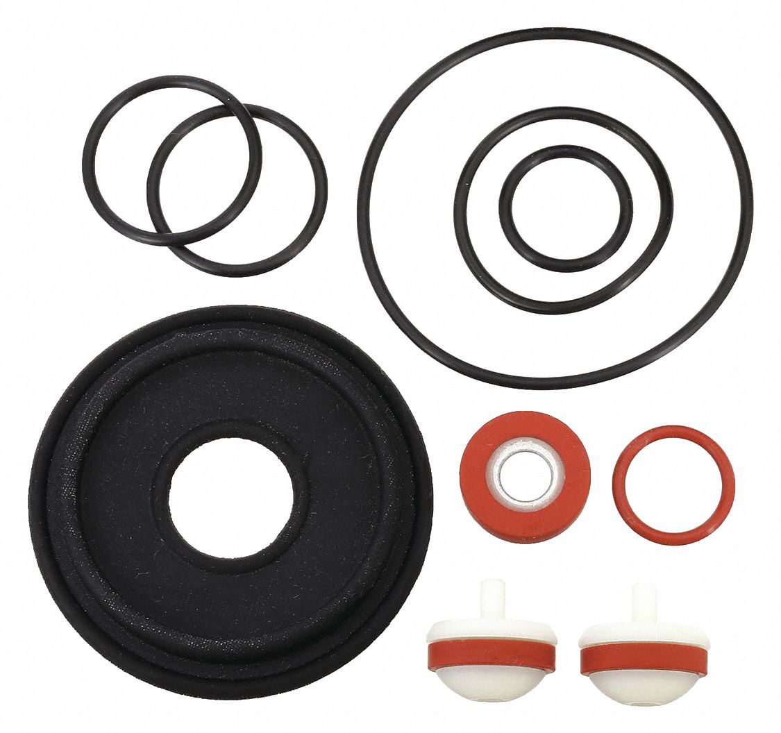 WATTS, Complete Rubber Parts Kit, 1KYE6/6LL73, Backflow Preventer ...