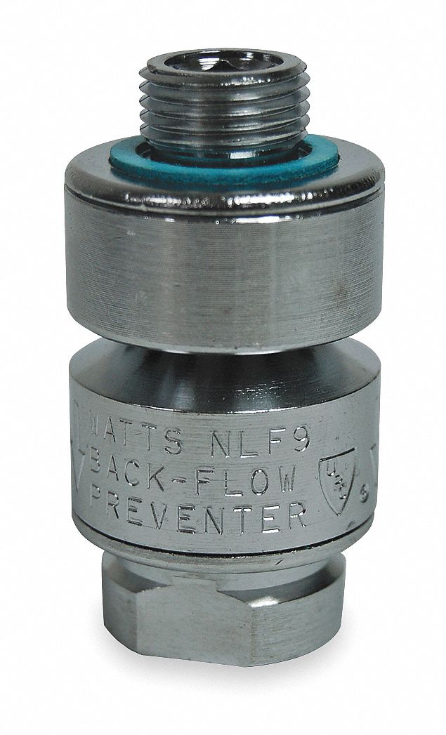 3/8 in x 1 1/4 in Lab Faucet Dual Check Vacuum Breaker, MNPT Connection ...