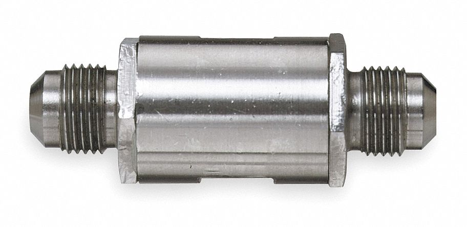 WATTS Check Valve, 3/8", Dual, Inline, 316 Stainless Steel, Flare x ...
